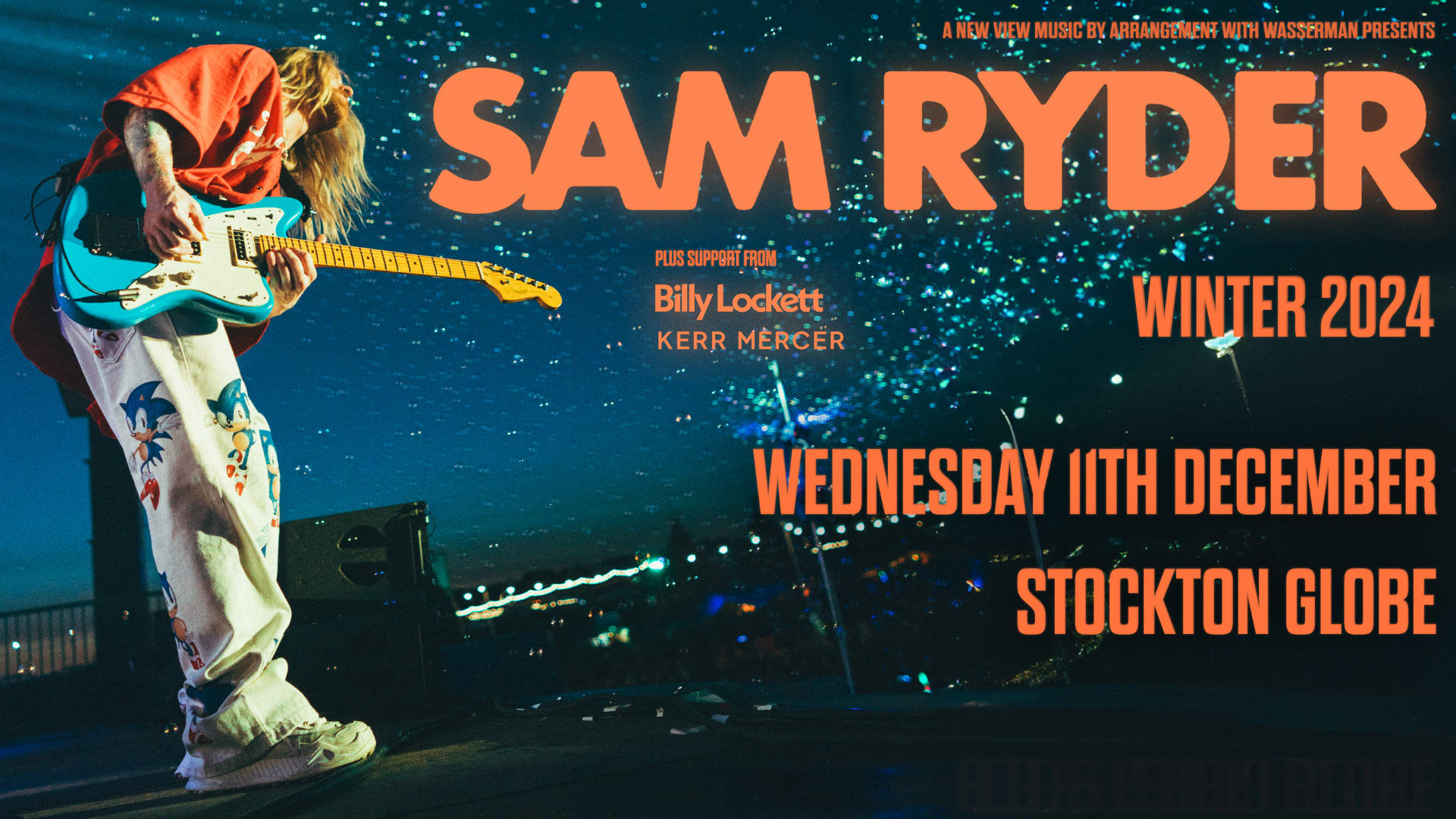 Sam Ryder Tickets | Stockton Globe in Stockton | ATG Tickets